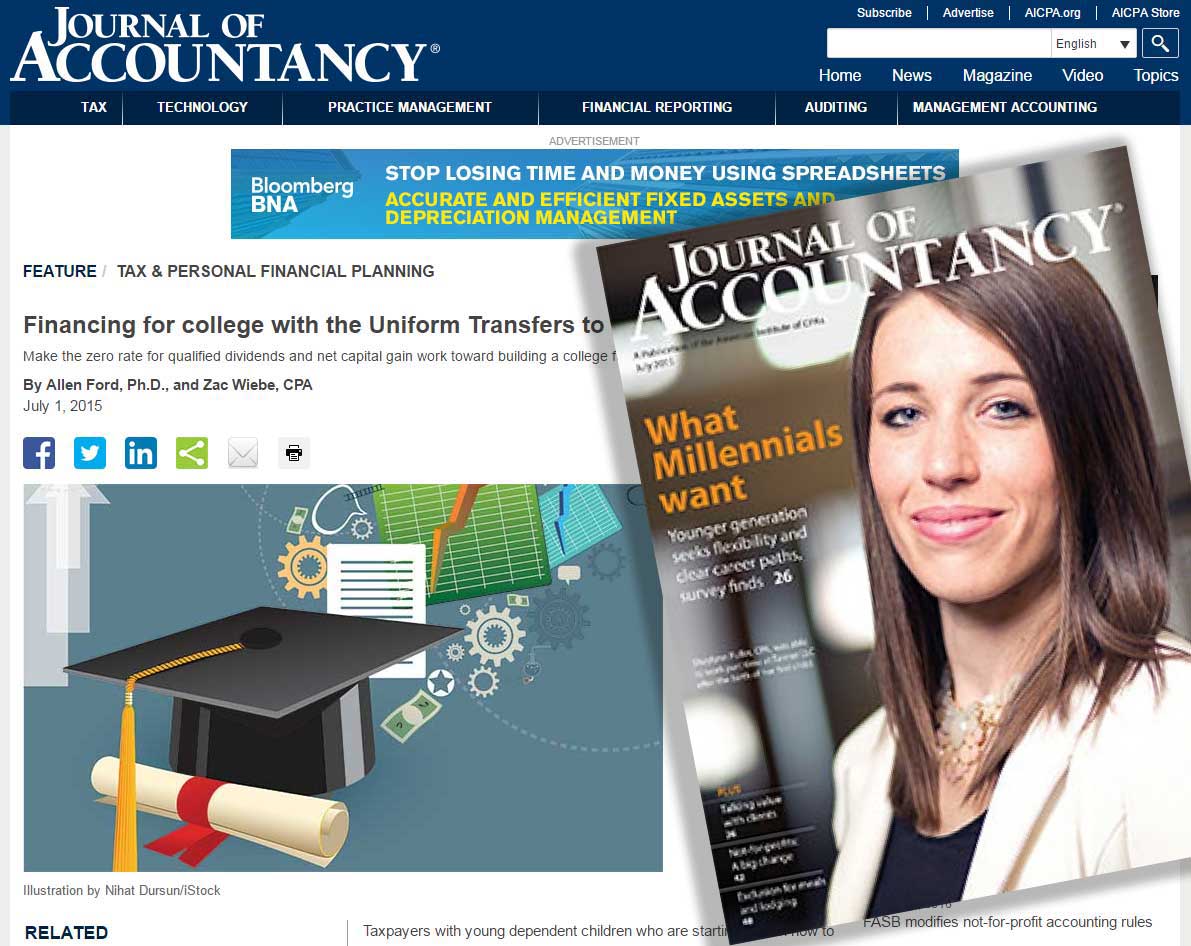 American Institute of CPAs, Journal of accountancy Magazine, July 2015 ...
